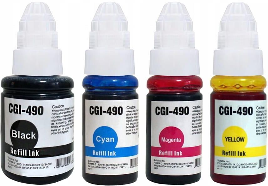 Tusz Tusz do Canon GI490 Bk 130ml XL 1szt. do drukarki - Opinie i ceny ...