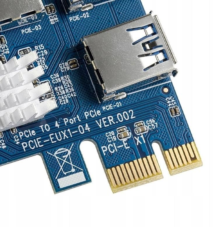 Rozdzielacz Adapter Portu Pci-e Riser Splitter V2 - Opinie i ceny na ...