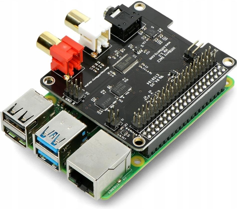 Mikrokontroler HiFiBerry DAC2 Pro - karta dźwiękowa dla RPi - Opinie i ...