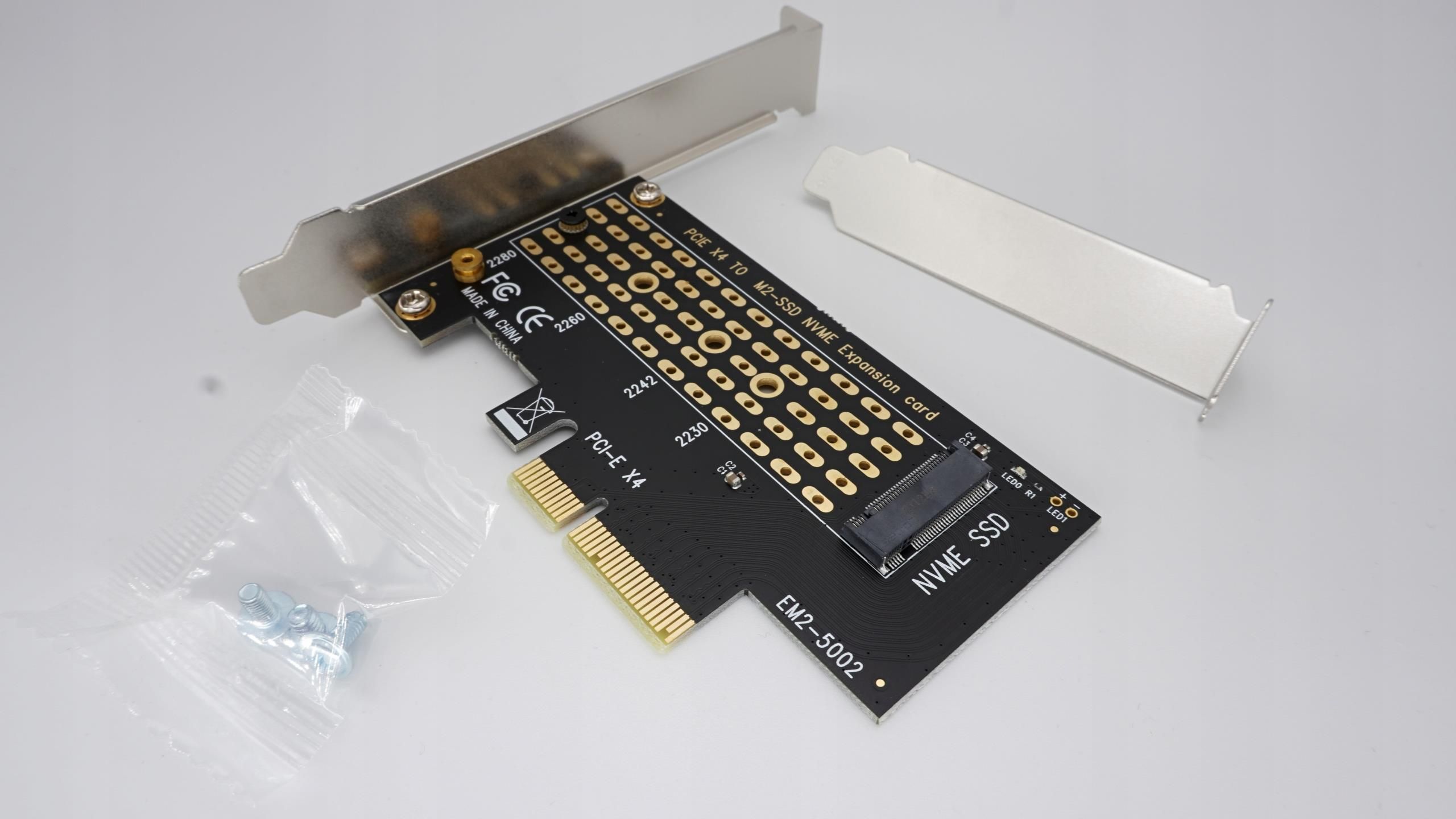 Adapter PCI-e x4 Ssd karta m.2 NVMe przejściowka - Opinie i ceny na ...