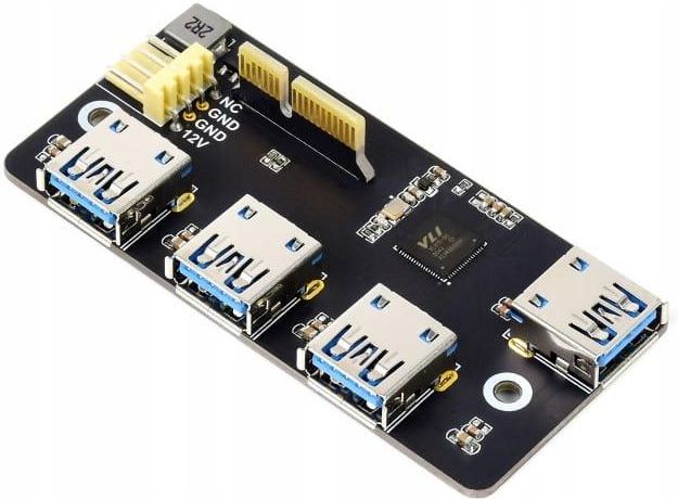 Mikrokontroler Adapter PCIe na 4x Usb 3.2 Gen1, do Rpi CM4 - Opinie i ...