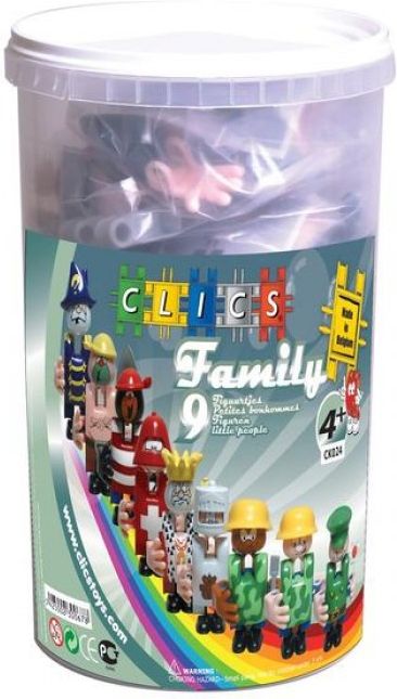 Clics Klocki W Tubie Family Figurki Ck024 - ceny i opinie - Ceneo.pl