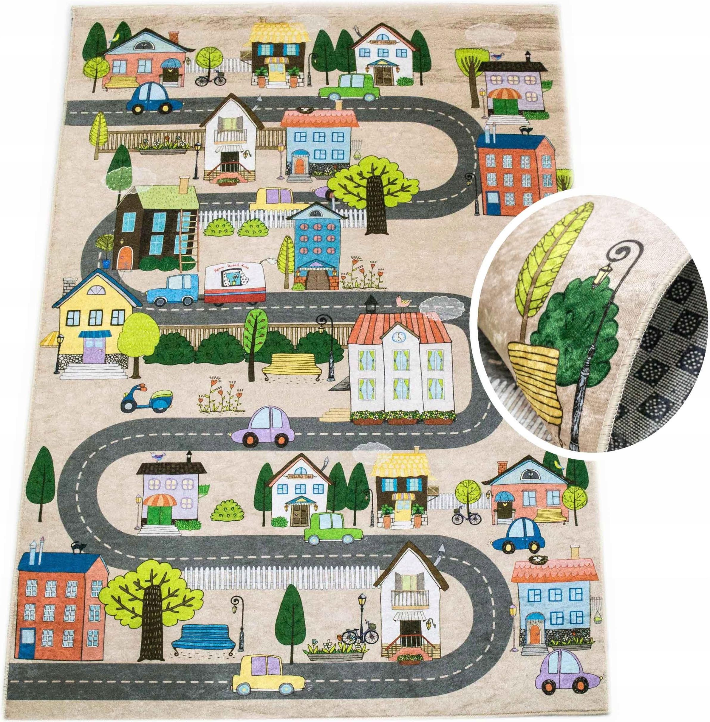 Dywan Antypoślizgowy Prania Ulice Droga 140X200 Cm - Opinie i ...