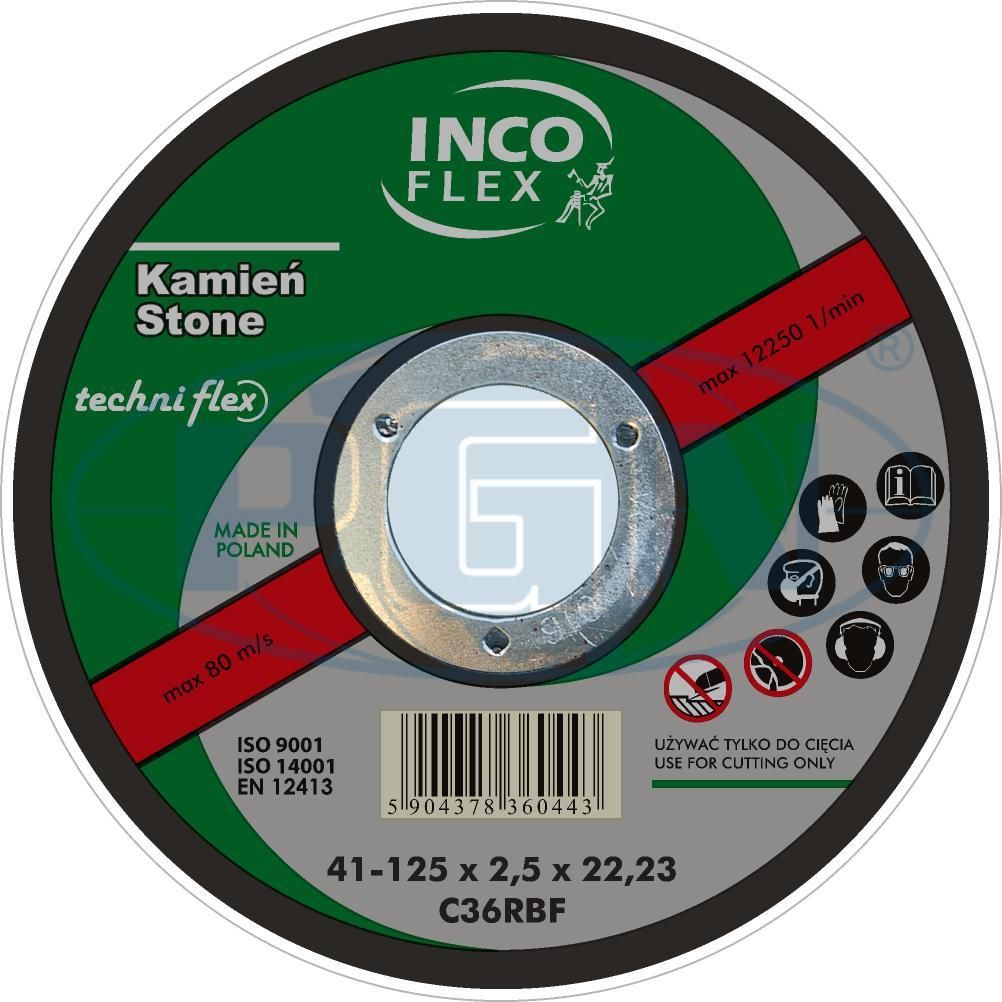 Tarcza tnąca Inco Flex Tarcza 41 125x3,2x22,2 A 30 R Standard Inco ...