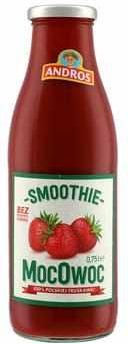 Andros Mocowoc Smoothie Truskawka 0,75L - Ceny i opinie - Ceneo.pl