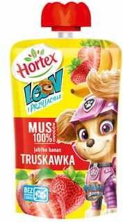 Hortex Leon I Przyjaciele Przekąska Mus 100% Owoców Jabłko Banan ...