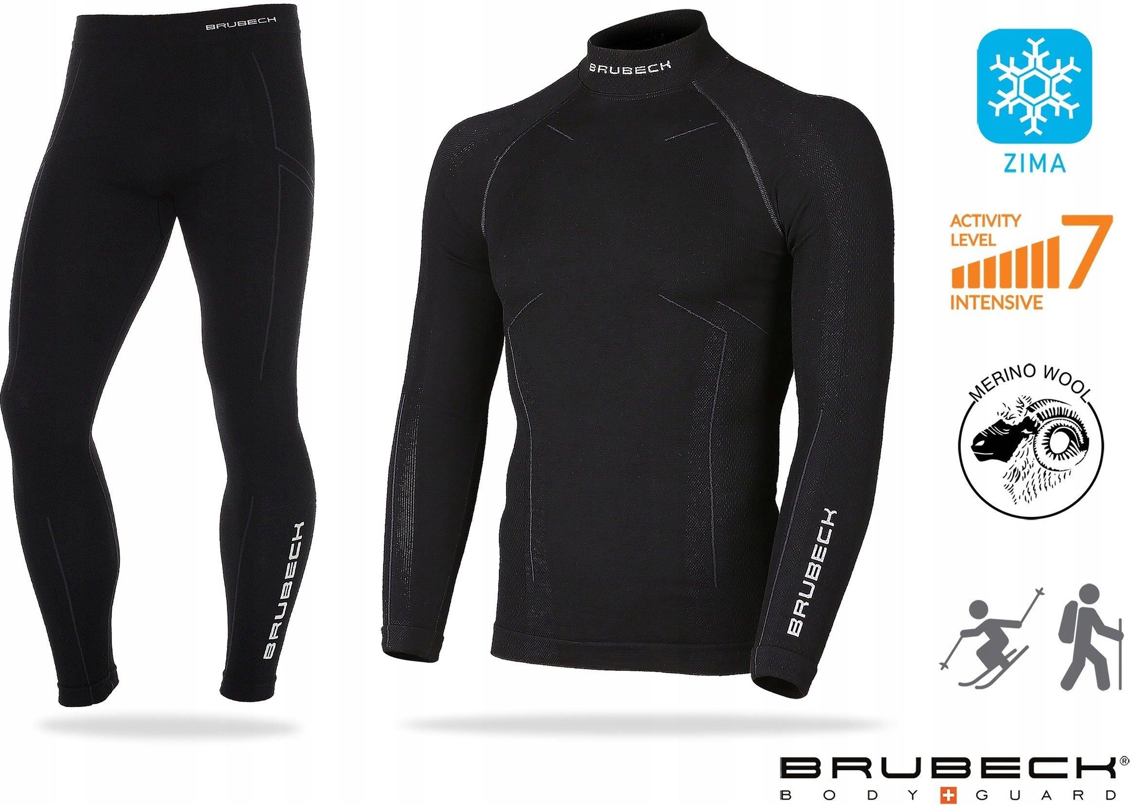 Brubeck Termoaktywny Komplet Extreme Wool Merino Czarny - Ceny i opinie ...