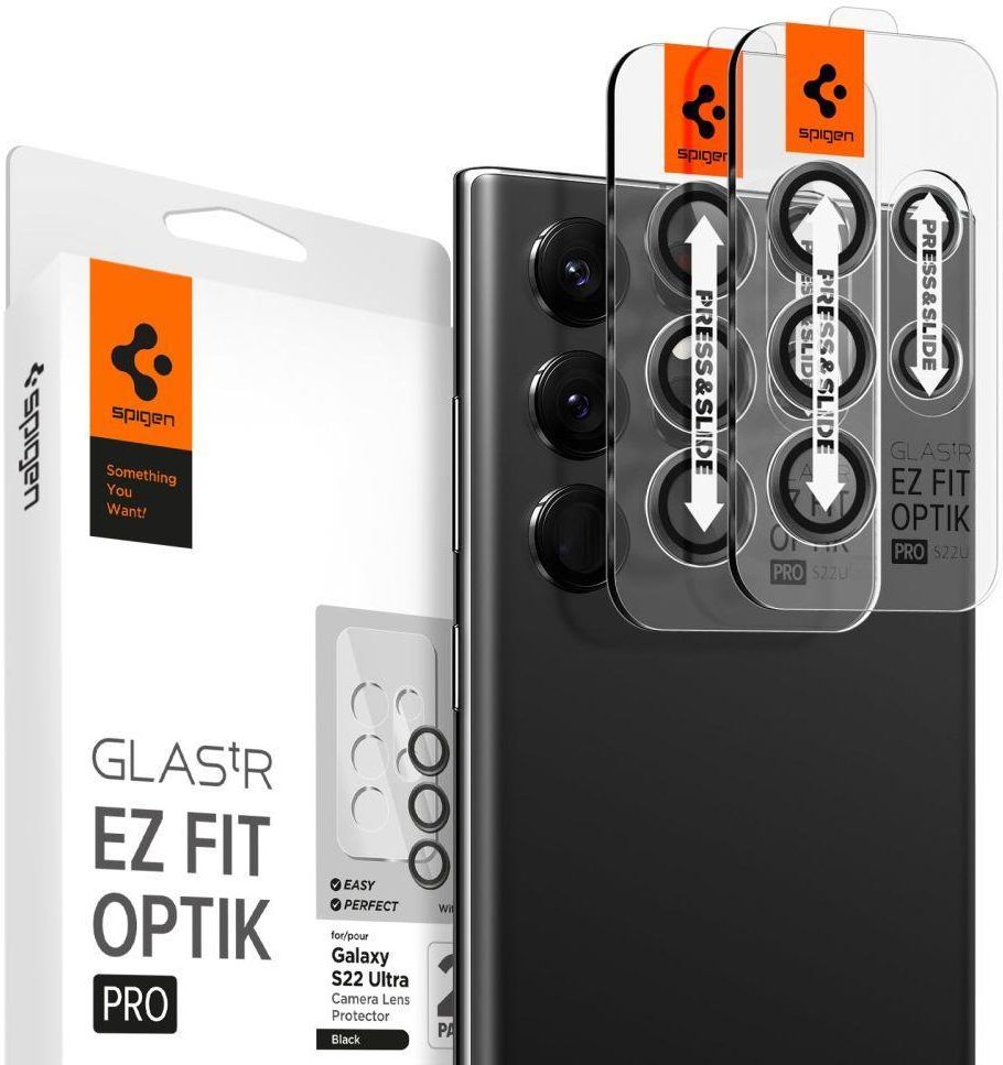 OSŁONA APARATU SPIGEN OPTIK.TR ”EZ FIT” CAMERA PROTECTOR 2-PACK GALAXY ...