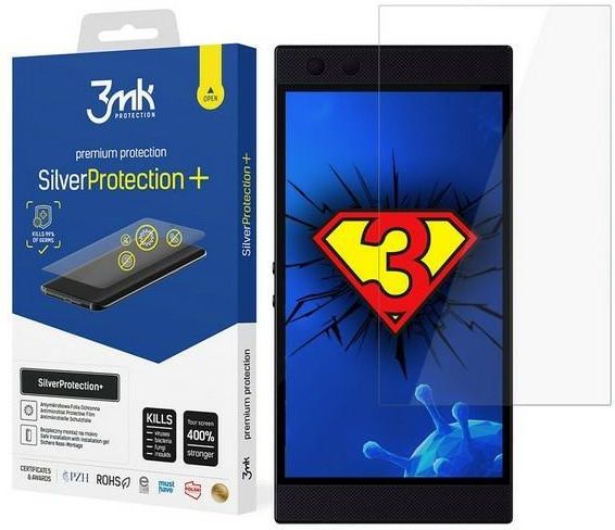 3Mk Silver Protect+ Razer Phone 2 Folia Antymikrob (12734700336 ...