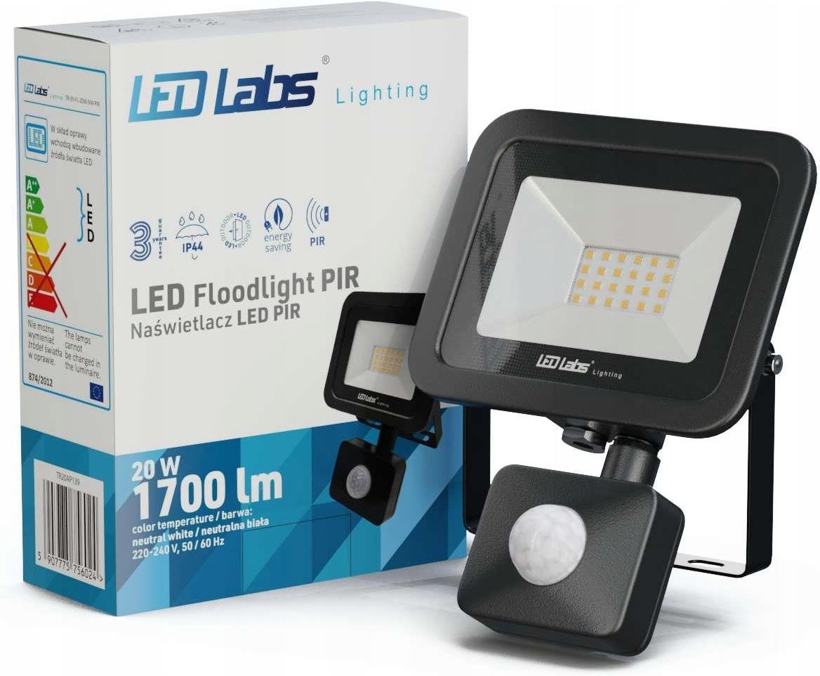 Naświetlacz Ll Led Smd 20W Pir 230V Neutralny - Ceny i opinie - Ceneo.pl
