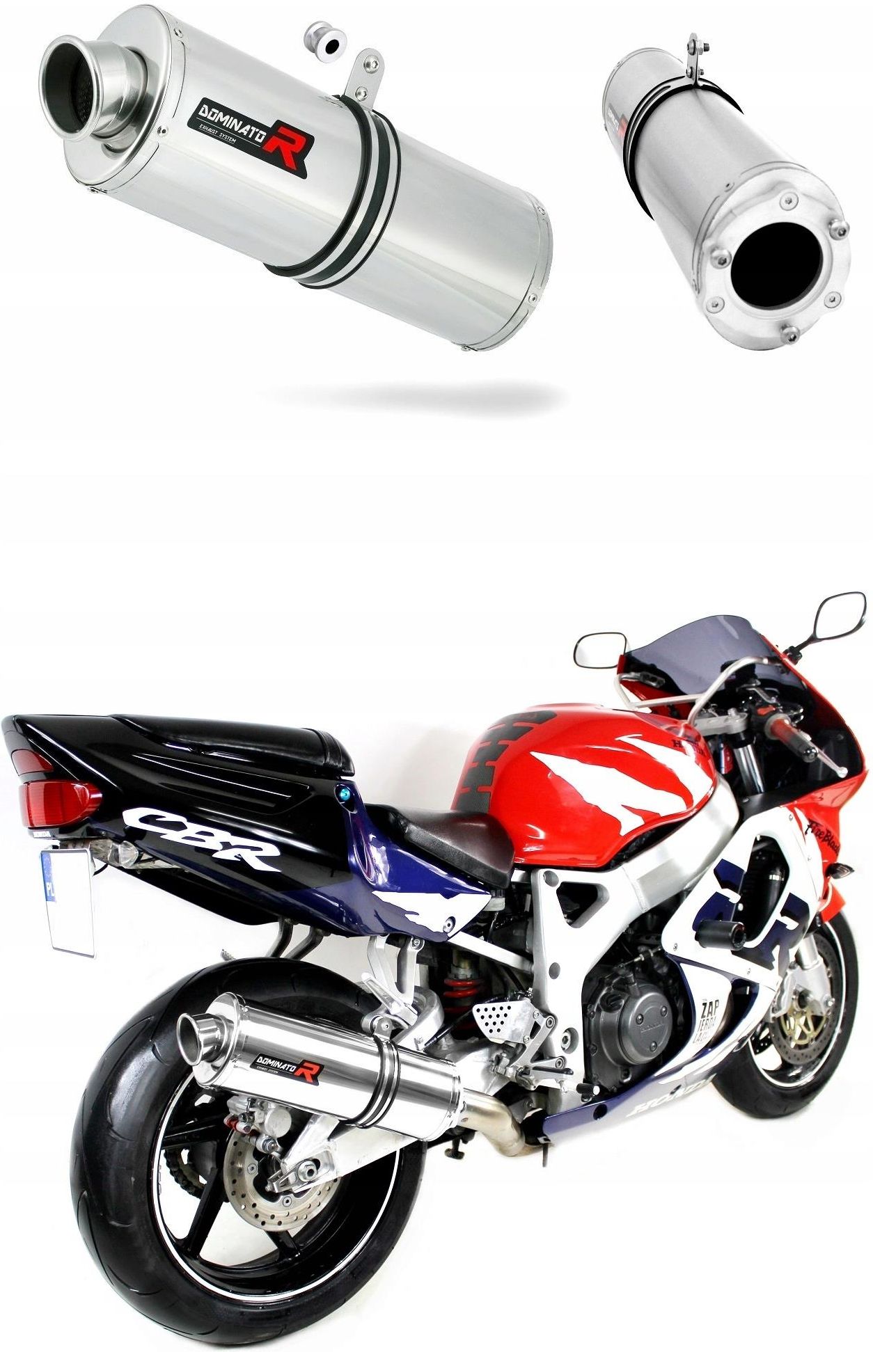 Dominator Wydech Oval Cbr 900 Rr Fireblade 96-99 HO084DA - opinie i ...