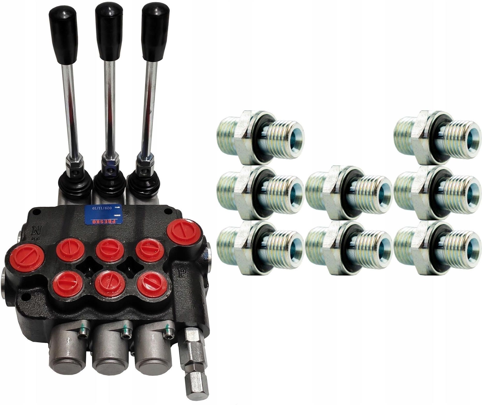 Presko Rozdzielacz 3P40 + Przyłącza Nyple Zestaw 03P40 1Cb-22-08Wd 1Cb-18-06Wd - Opinie i ceny ...