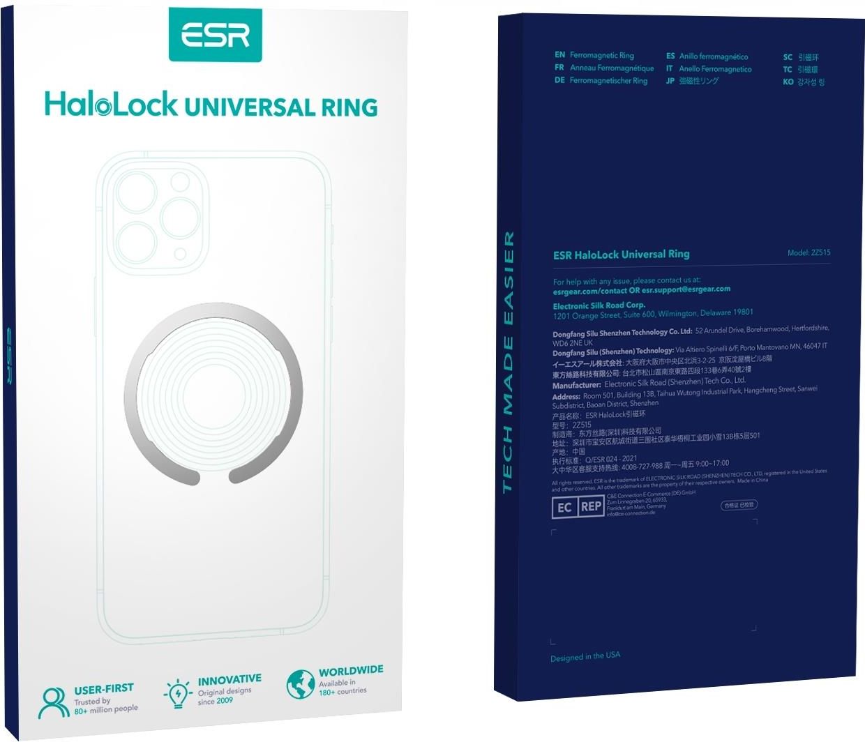 ESR HaloLock Universal Ring do Samsung iPhone - Opinie i ceny na Ceneo.pl