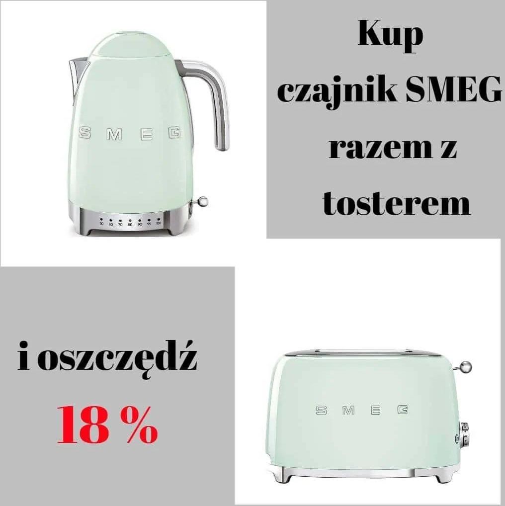Zestaw AGD Smeg Czajnik Pistacja + Toster KLF04PGEUTSF01PGEU - Opinie i ...
