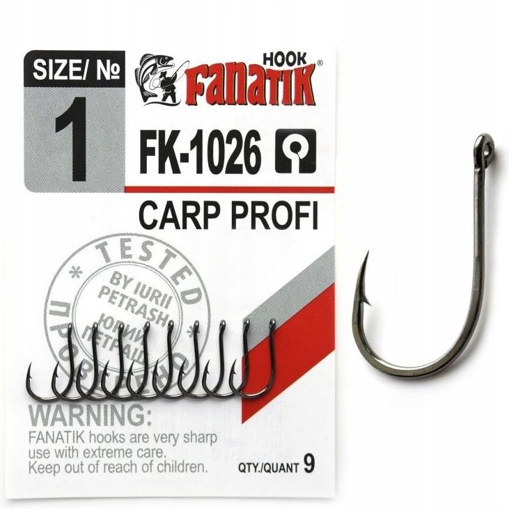 Fanatik Haczyk FK-1026- 1 x9 Carp Profi (FK10261) - Ceny i opinie - Ceneo.pl