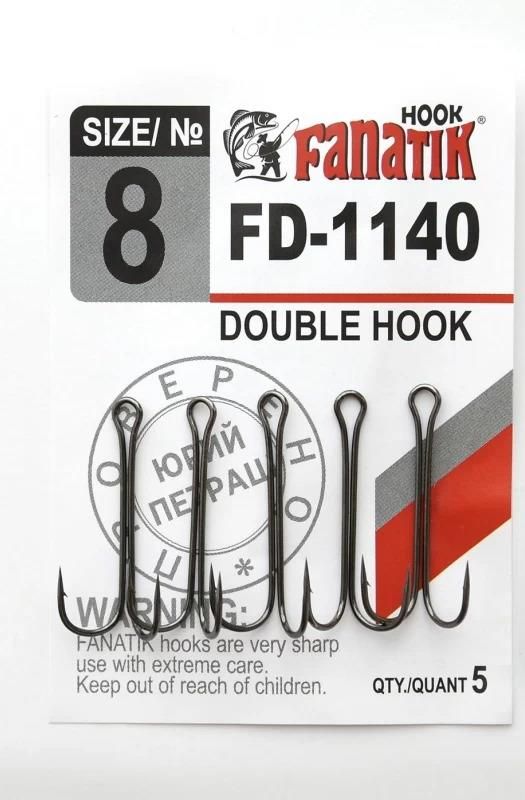Fanatik Haczyk FD-1140- 8/27mm 5szt Double Kotwica (FD11408) - Ceny i ...