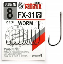 Fanatik Haczyk FX-31- 8 x8 Worm (FX318) - Ceny i opinie - Ceneo.pl