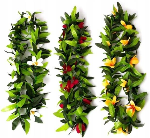 Wianek Naszyjnik Hawajski Urodziny Dekoracje 3szt. - Ceny i opinie ...
