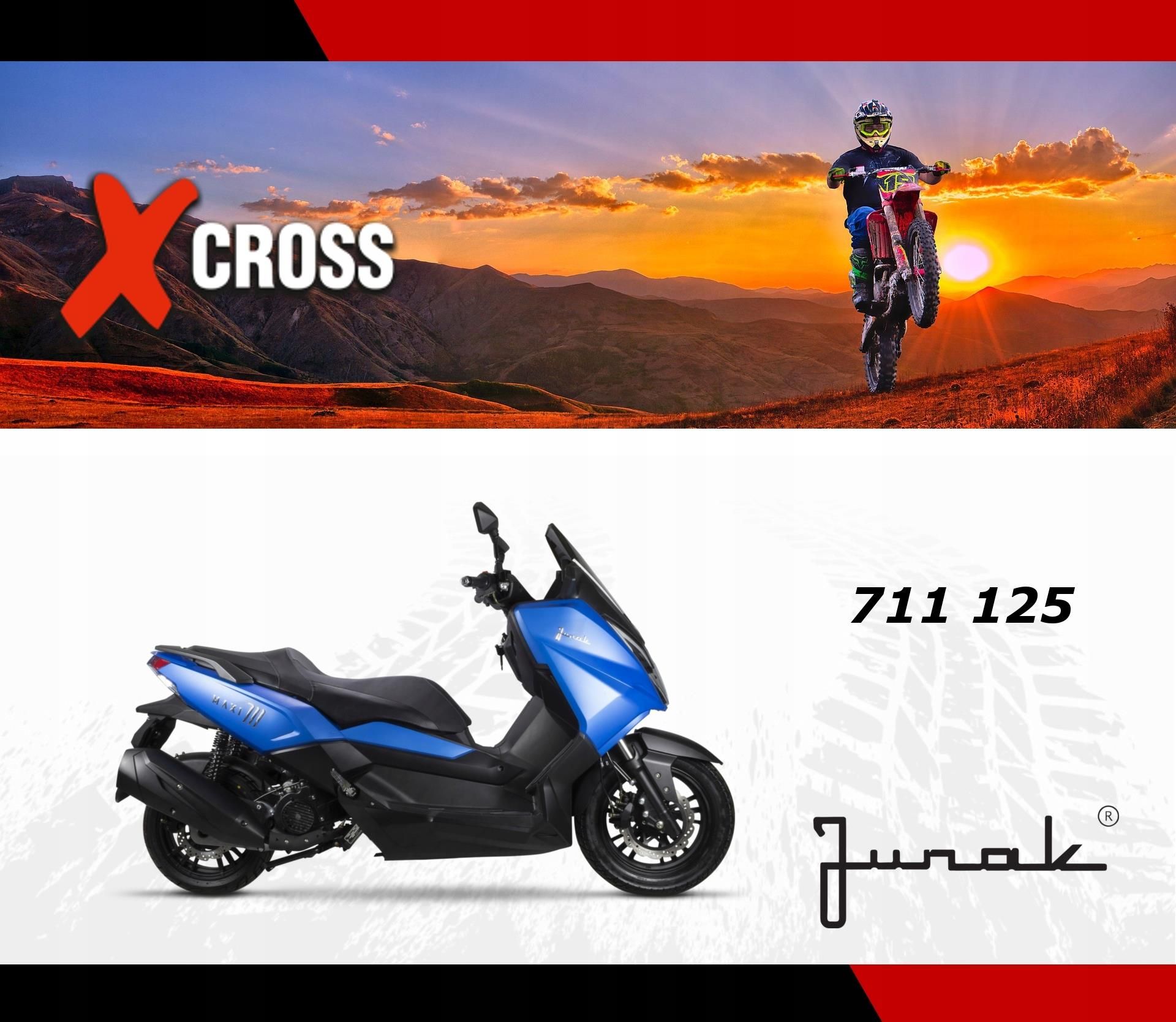 MAXI SKUTER JUNAK 711 125 NA KAT. B - Opinie i ceny na Ceneo.pl