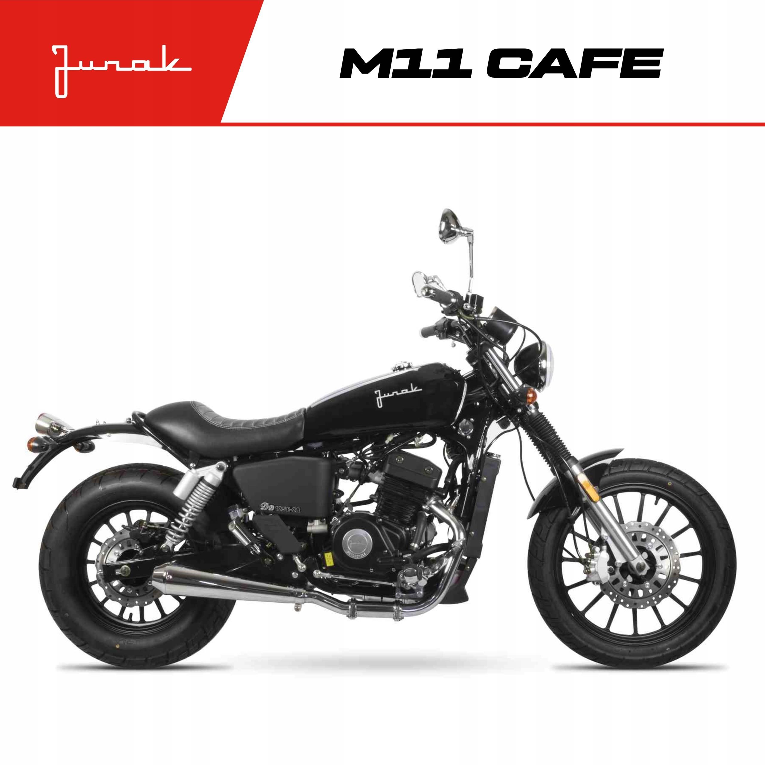 MOTOCYKL 125 JUNAK M11 CAFE CHOPPER DOWÓZ +GRATISY - Opinie i ceny na ...