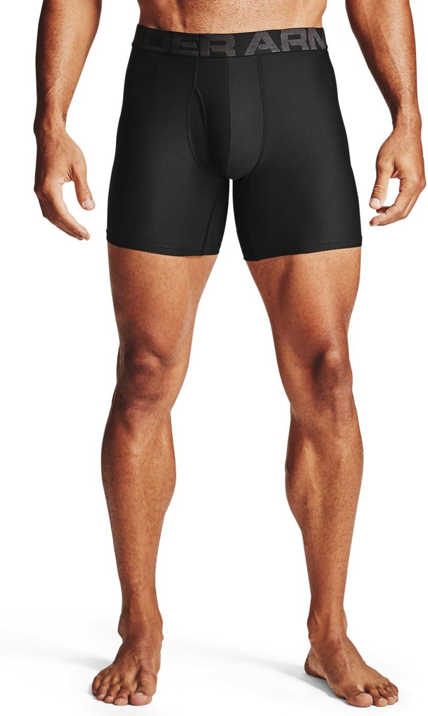 Męskie Bokserki Under Armour UA Tech 6In 2 Pack 1363619-001 – Czarny ...