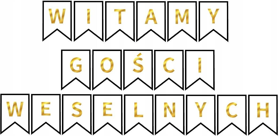 Baner Flagi Witamy Gości Weselnych Ślub Wesele - Ceny i opinie - Ceneo.pl