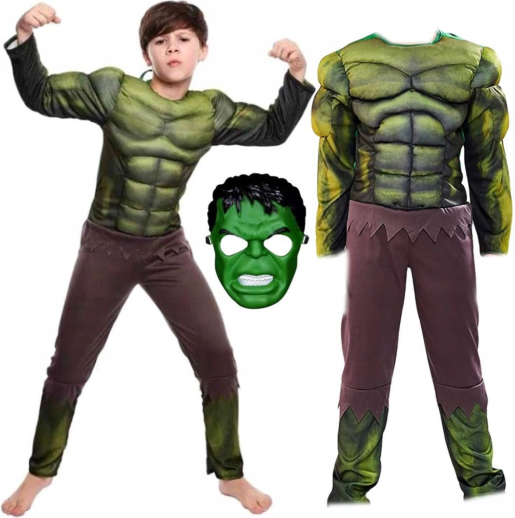 Strój Kostium Przebranie Hulk Potwór + Maska M - Ceny i opinie - Ceneo.pl