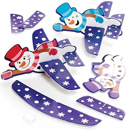 Baker Ross Fc272 Jolly Snowman Flying Gliders Pa - Ceny i opinie - Ceneo.pl