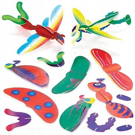 Baker Ross O671 Insect Flying Gliders For Kids To - Ceny i opinie - Ceneo.pl