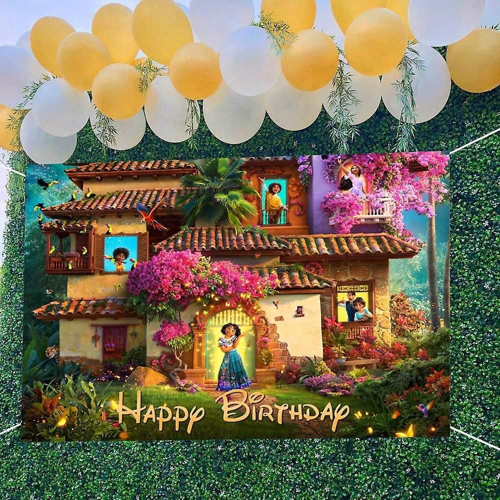 Encanto Party Backdrop Happy Birthday Printed Wall - Ceny i opinie ...