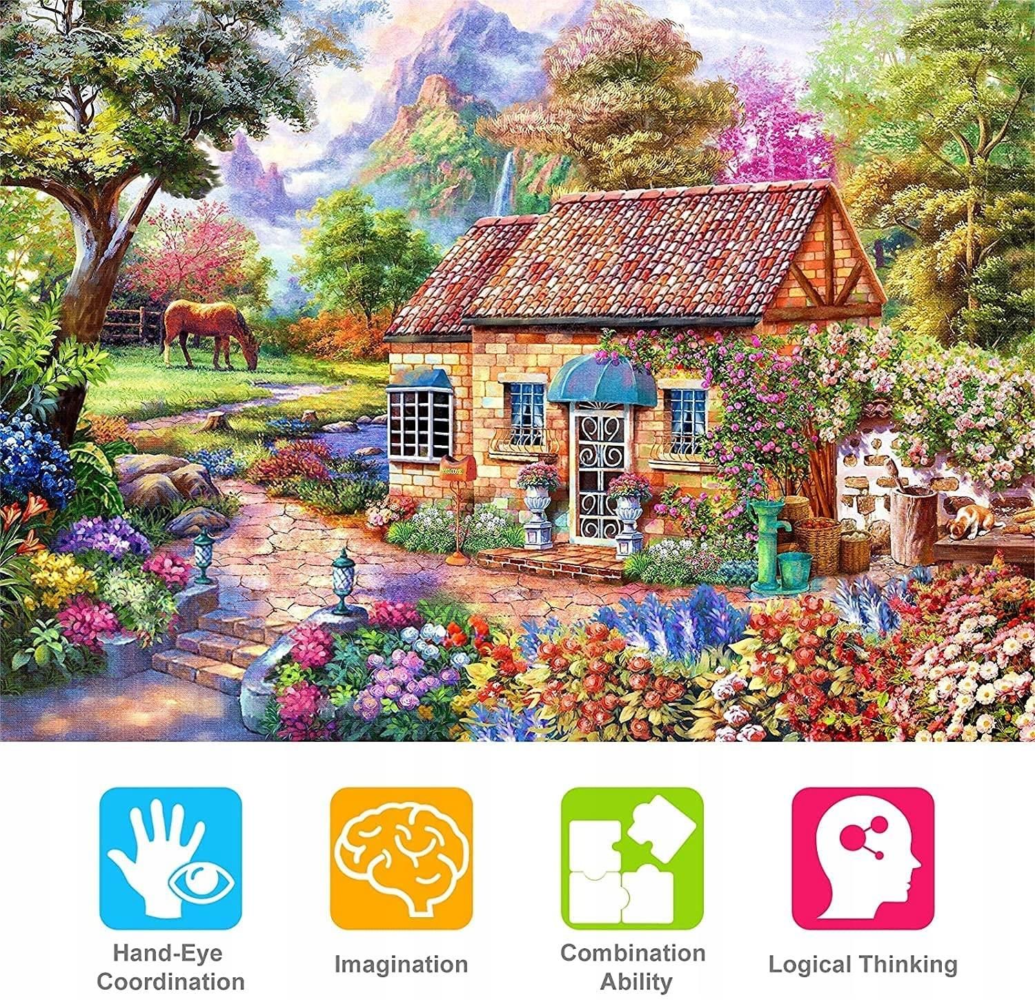 Huadada Puzzle Bajkowy Słodki Dom 1000El. - Ceny i opinie - Ceneo.pl