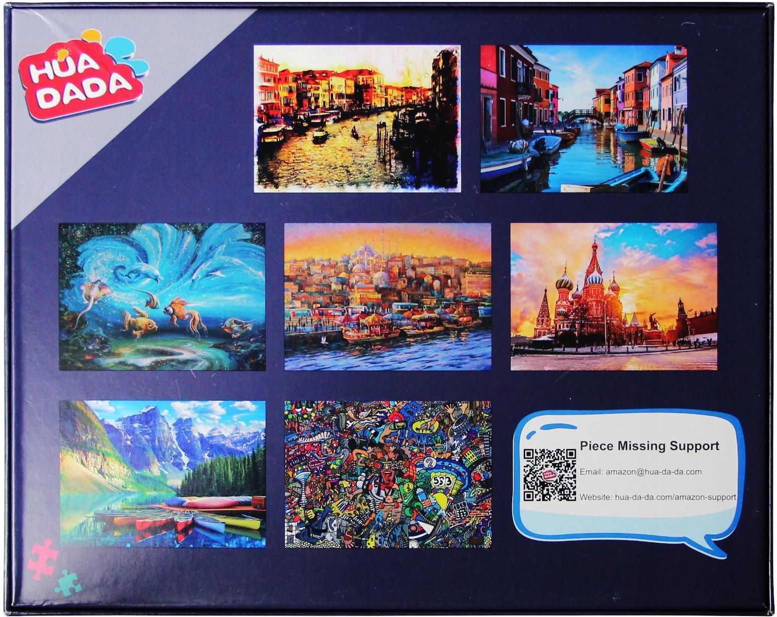 Huadada Puzzle Układanka Wenecja 1000El. + Plakat - Ceny i opinie ...