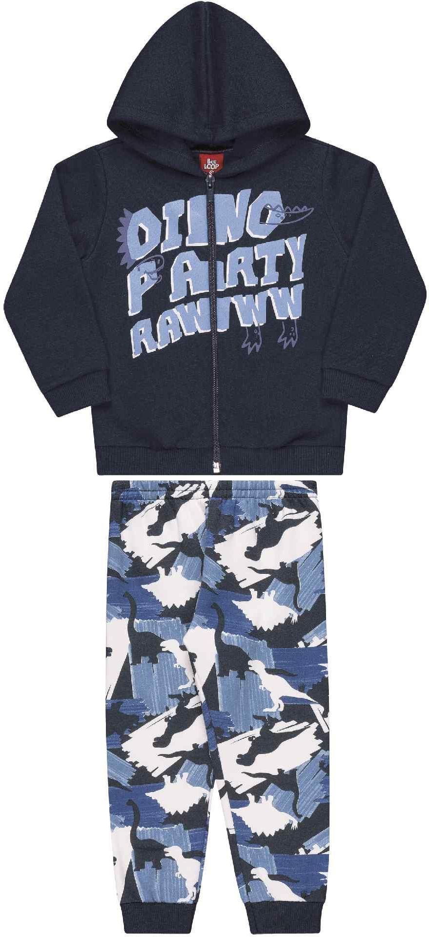 Zestaw chłopięcy bluza z kapturem + spodnie, granatowy, Bee Loop BEE LOOP - Ceny i opinie - Ceneo.pl