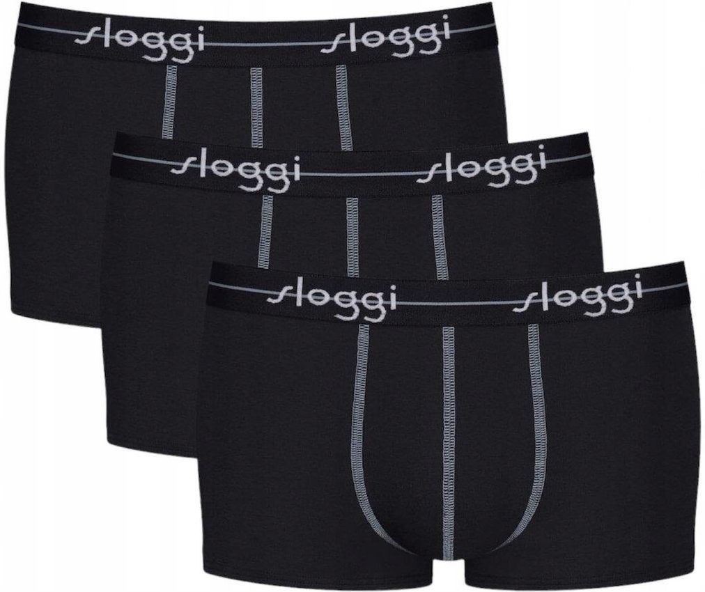 Sloggi 3X Męskie Majtki Hipster Start Czarne Xl - Ceny i opinie - Ceneo.pl