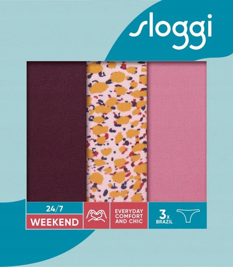 Sloggi 3-Pak Majtki Damskie 24/7 Weekend Brazil 40 - Ceny i opinie ...