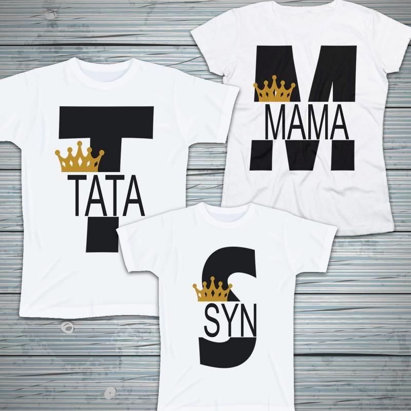 Zestaw koszulek mama, tata i syn - Ceny i opinie - Ceneo.pl