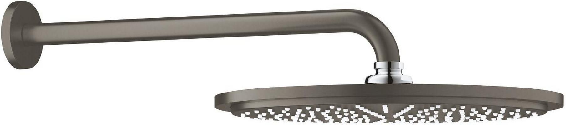 Zestaw prysznicowy Grohe Essence Brushed Hard Graphite 24058AL1+35600000+26066AL0+27057AL0 ...