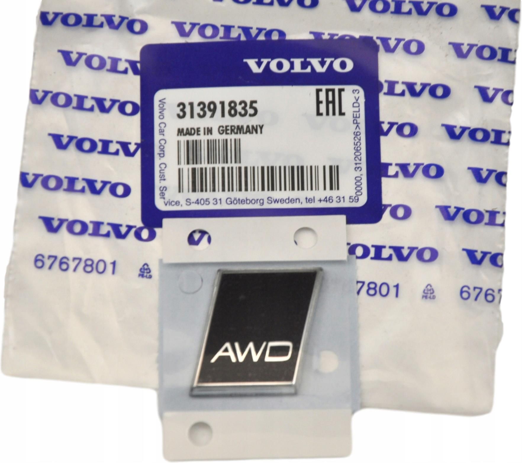 Volvo Awd Emblemat Na Tylna Klape Oe 31391835 - Opinie i ceny na Ceneo.pl