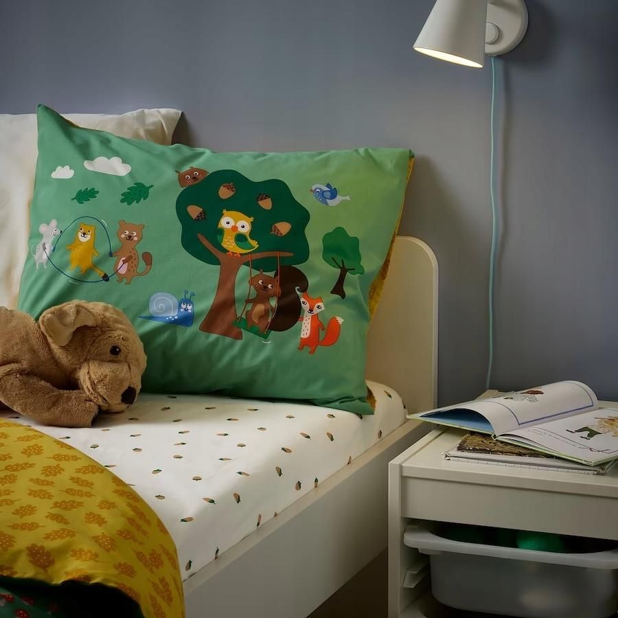 Ikea Brummig Komplet Pościeli Zwięrzęta 150X200cm - Opinie i atrakcyjne ceny na Ceneo.pl