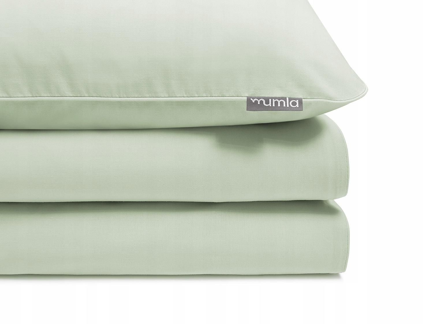 Mumla Pościel Basic Pistacjowy 90X120cm + 60X40cm - Opinie i atrakcyjne ceny na Ceneo.pl