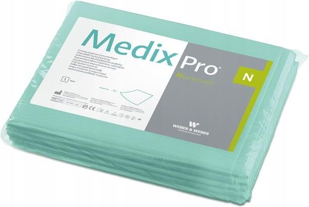 Drobne akcesoria medyczne Weber & Prześcieradło Medyczne 180X210Cm 80Szt. Zielony (MN80K210Z ...