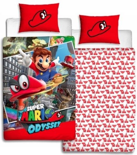 Pościel Nintendo 140X200 Super Mario Bros Bawełna - Opinie i atrakcyjne ...