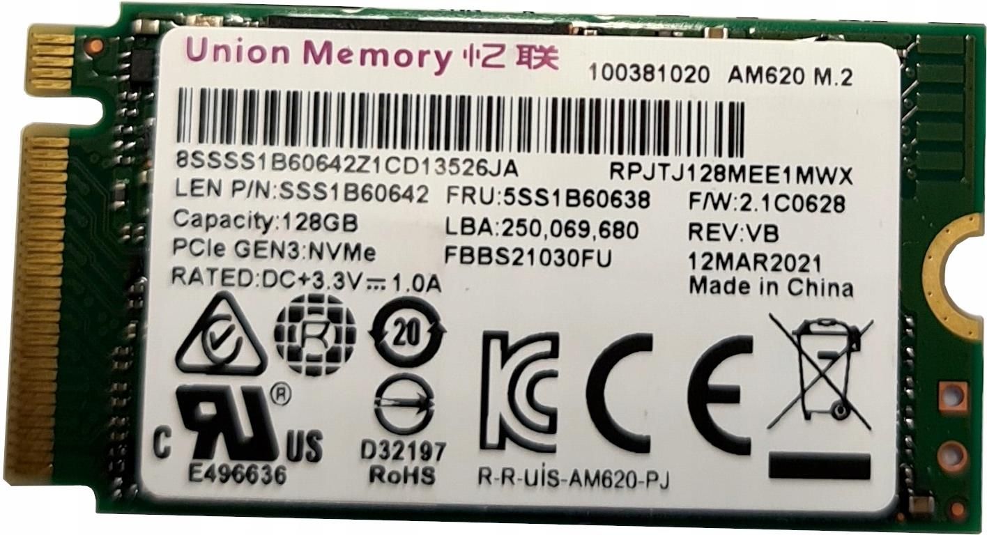 Dysk SSD Union Memory AM620 128GB - Opinie i ceny na Ceneo.pl