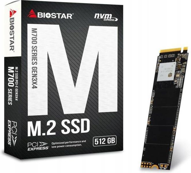 Dysk SSD Biostar M700 512GB M.2 (SS263PME35) - Opinie i ceny na Ceneo.pl