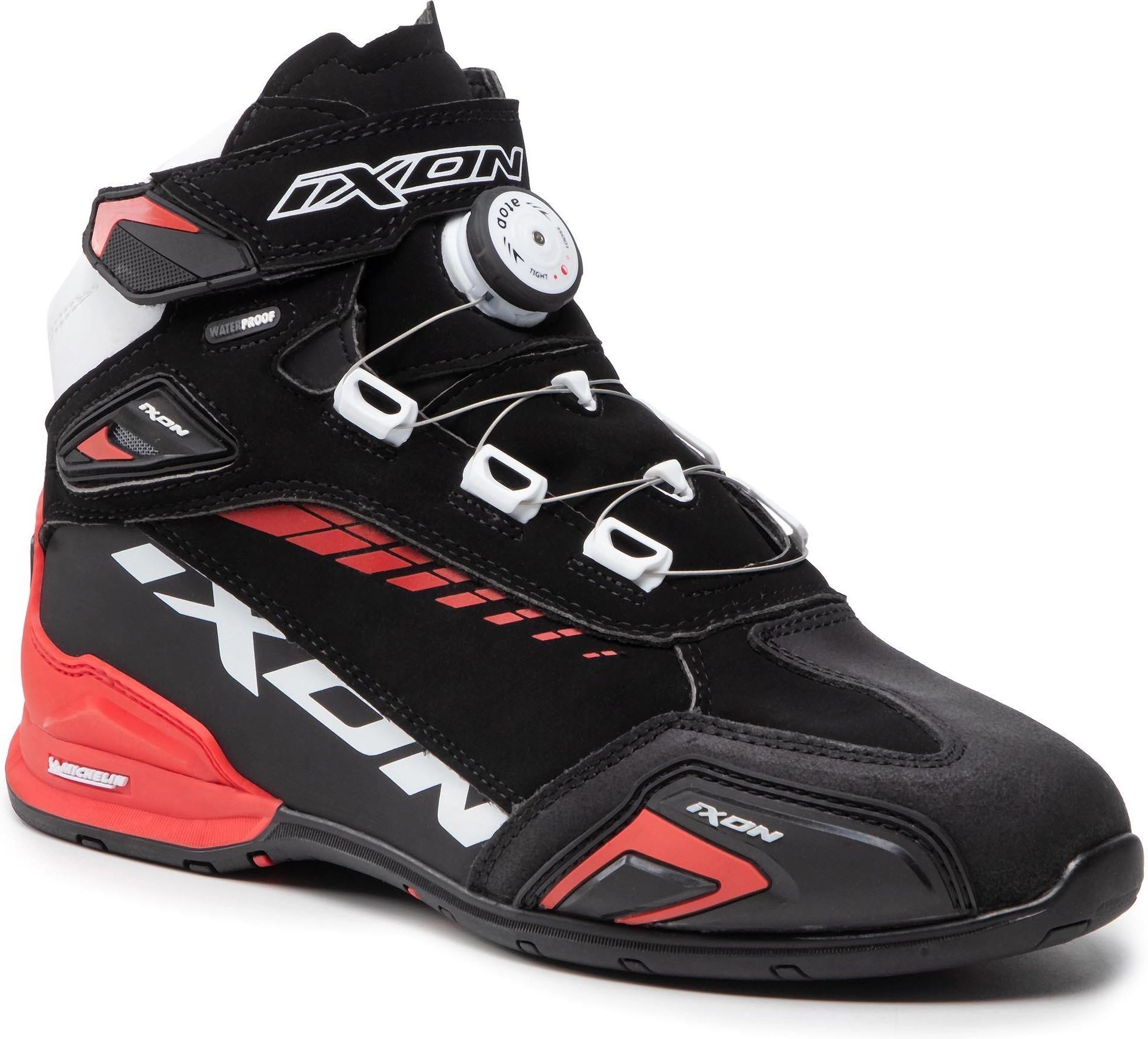 Buty motocyklowe Ixon Bull Wp 508111004 Black White Red 1027 - Opinie i ...