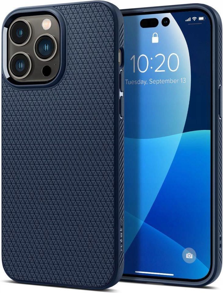 Spigen Liquid Air Iphone 14 Pro Navy Blue (12749371145) - Etui na ...