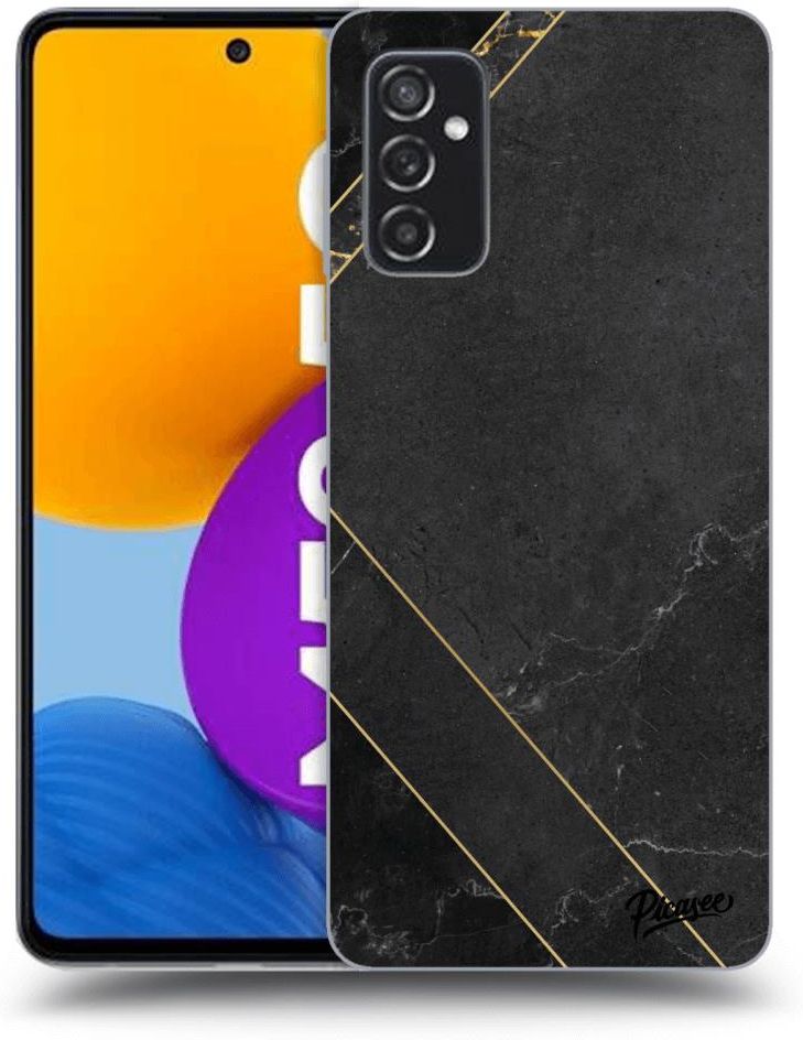 Silikonowe Przeźroczyste Etui Na Samsung Galaxy M52 5G - Black Tile ...