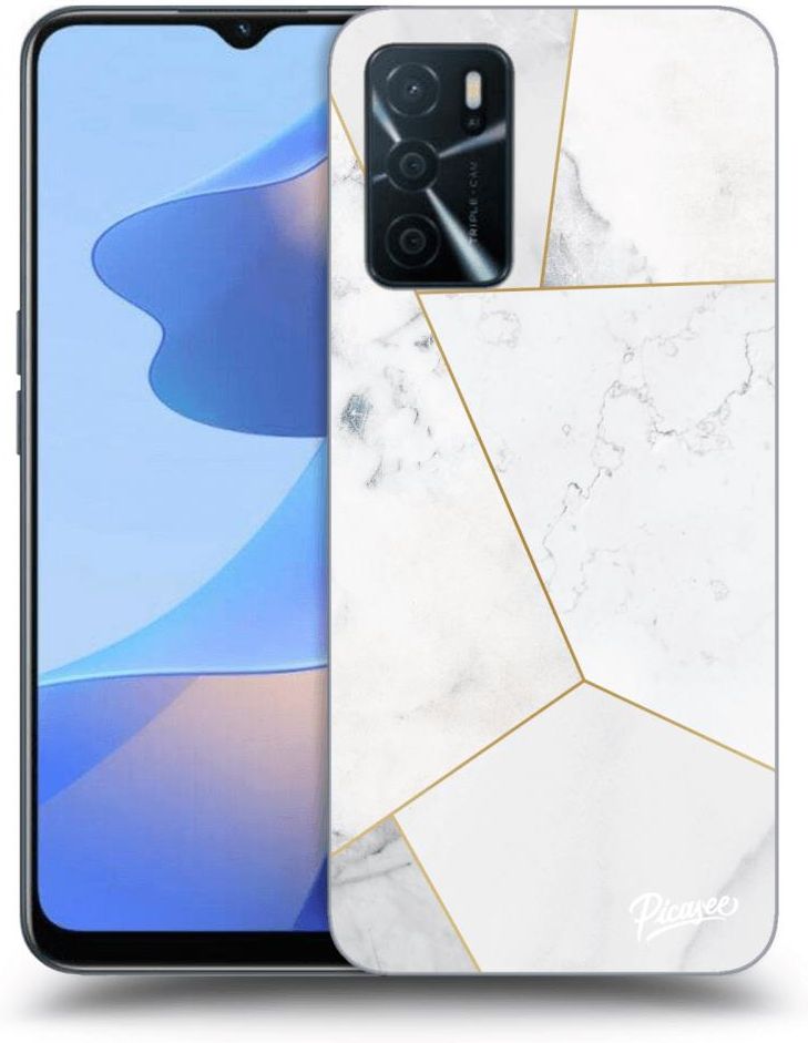 Silikonowe Czarne Etui Na Oppo A16 - White Tile (2990090124) - Etui na ...