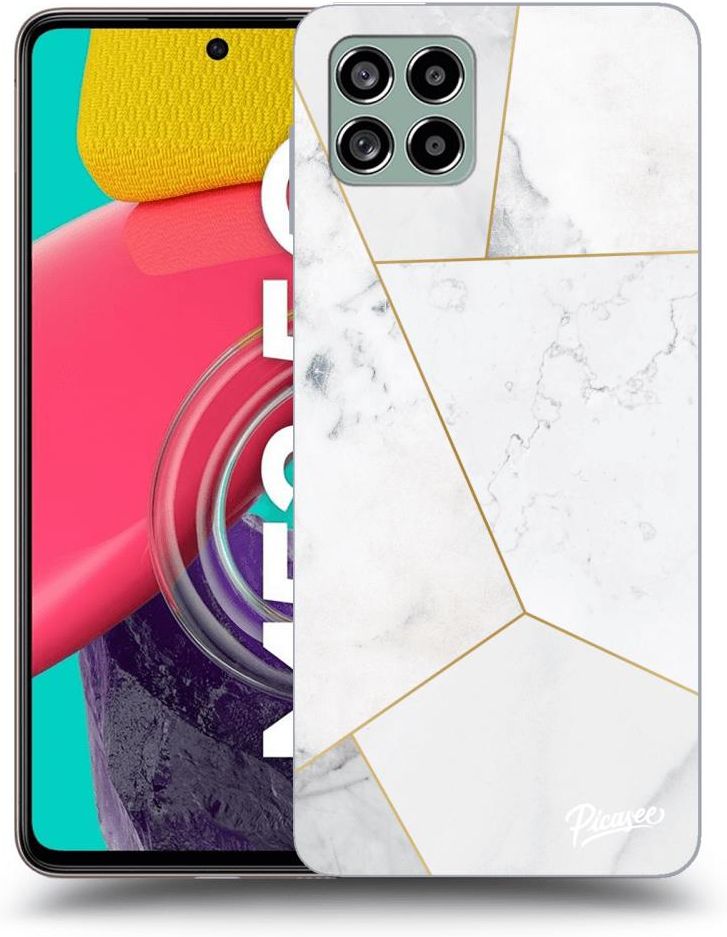 Silikonowe Czarne Etui Na Samsung Galaxy M53 5G - White Tile ...