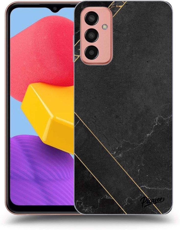 Silikonowe Czarne Etui Na Samsung Galaxy M13 - Black Tile (3160090118 ...